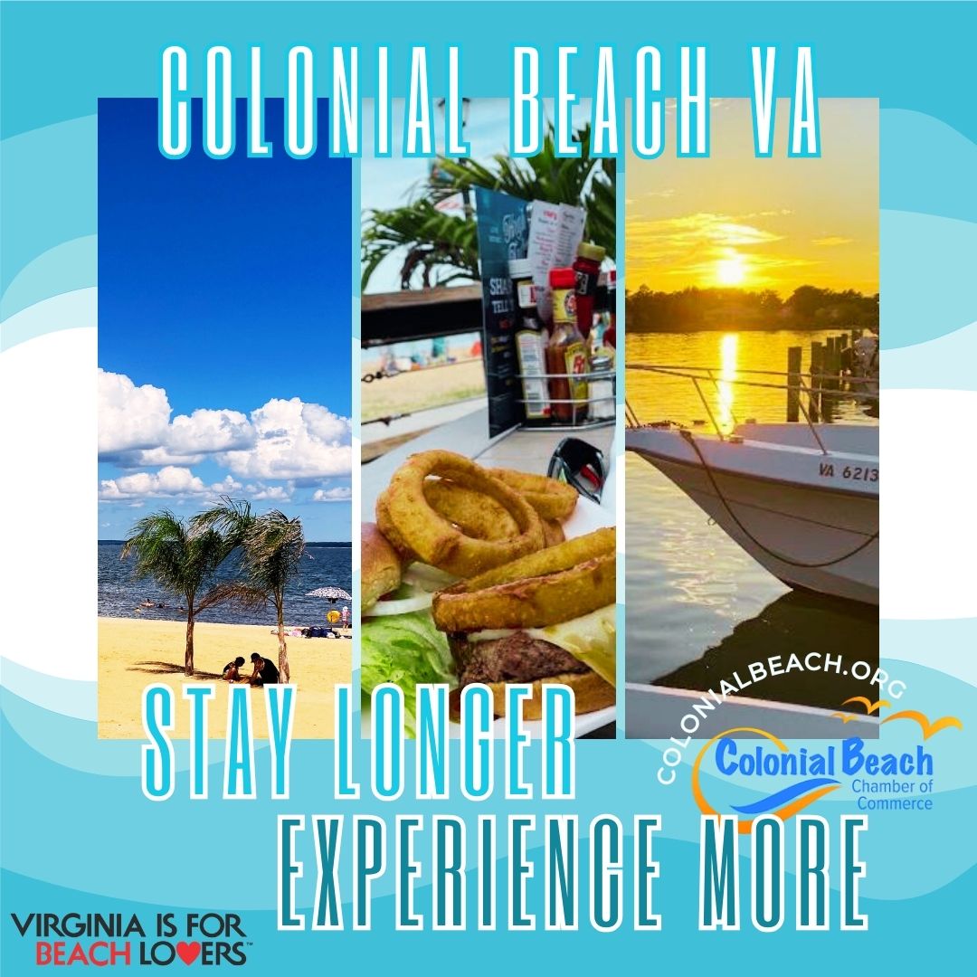 Colonial Beach Chamber of Commerce Launches “Stay Longer, Experience ...